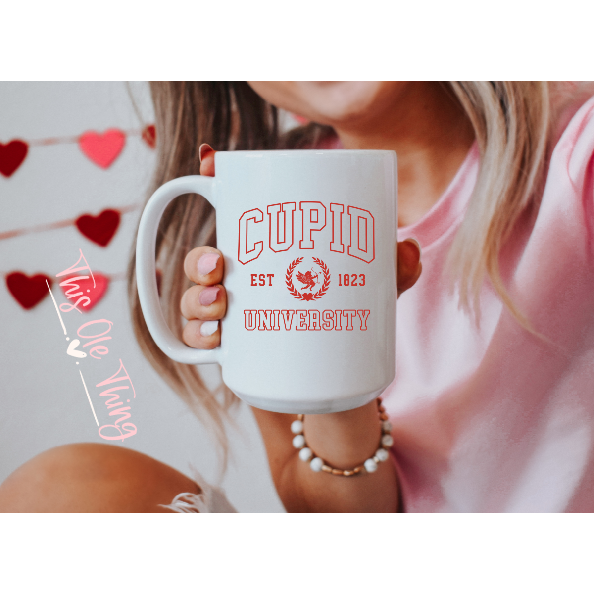 Cupid university mug – ThisOleThing